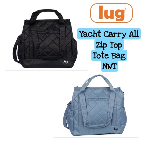 lug | Bags | Lug Yacht Carry All Zip Tote Tote Bag Crossbody Bag Nwt ...